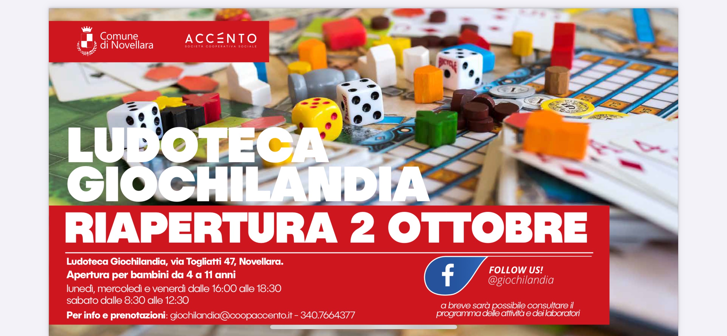 Ludoteca Giochilandia - Comune di Novellara